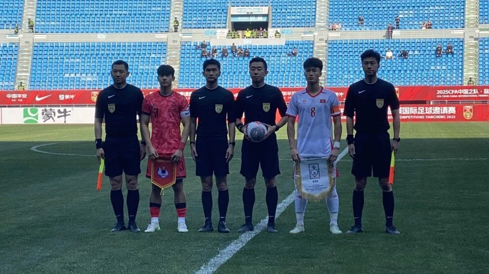 U22 Việt Nam hòa Hàn Quốc trong trận ra quân | Báo Lào Cai điện tử