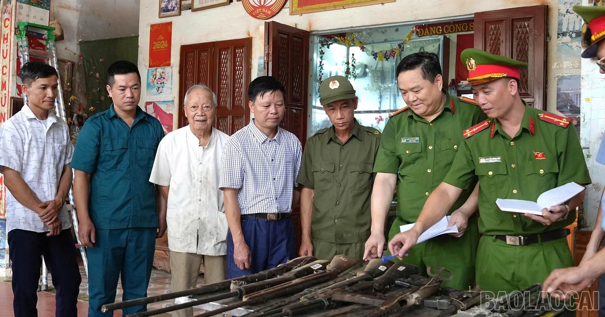Lào Cai: Làm tốt công tác thu hồi vũ khí, vật liệu nổ nhờ dân vận khéo ...