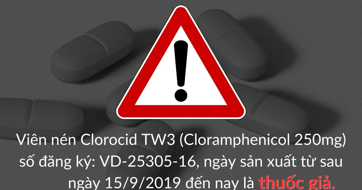Cảnh báo thuốc giả Clorocid TW3 (Cloramphenicol 250mg) | Báo Lào Cai ...