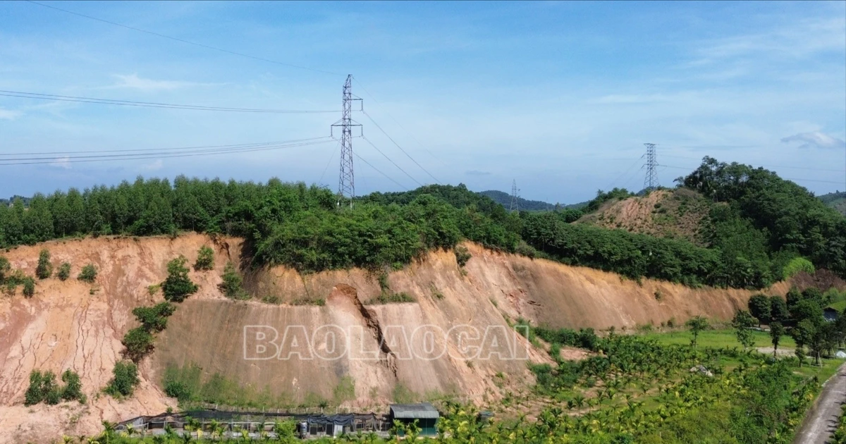 Đào taluy gây mất an toàn cho công trình truyền tải điện | Báo Lào Cai ...